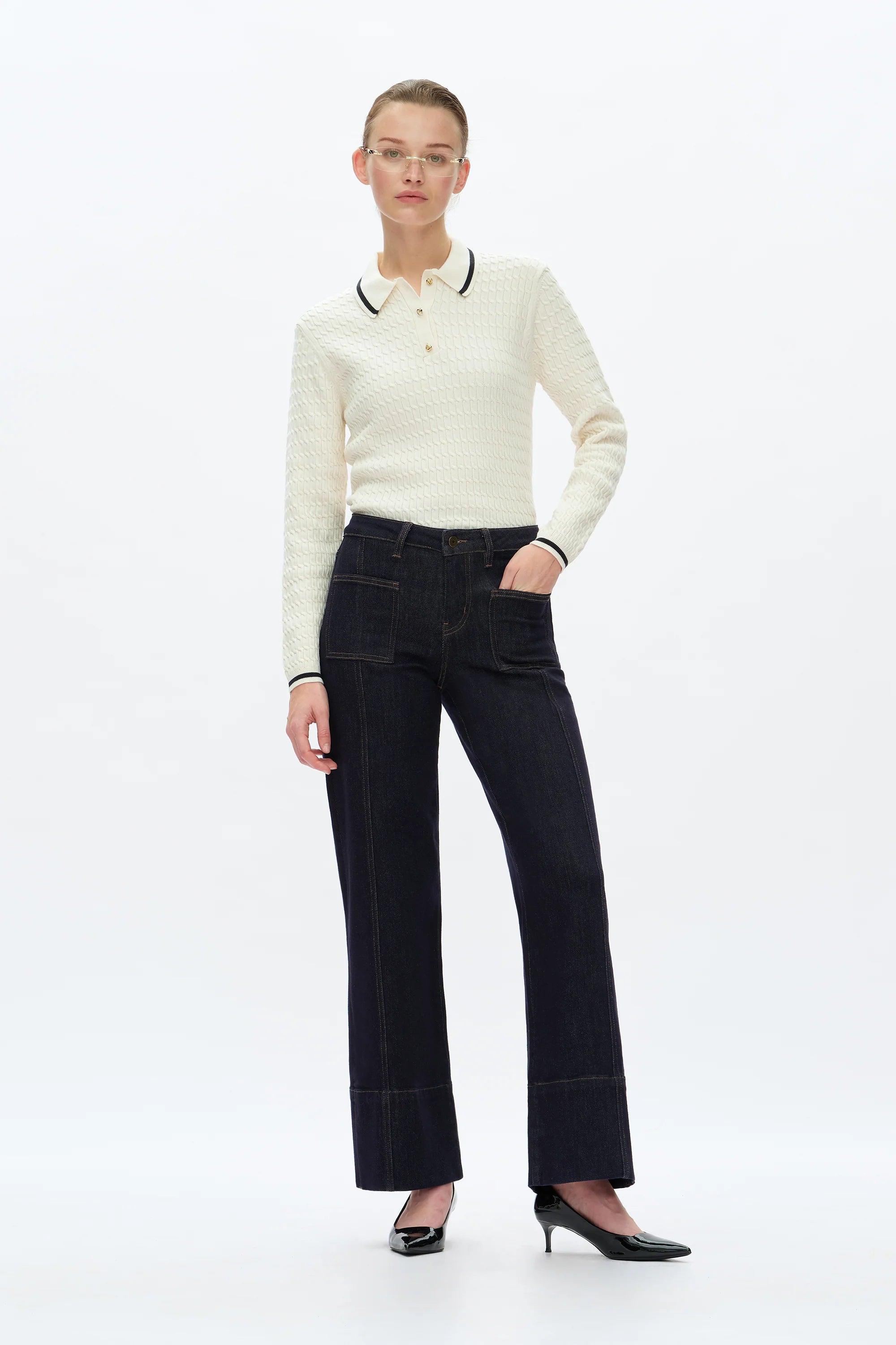 KATIA MID RISE WIDE LEG Denim – Bead Bloom